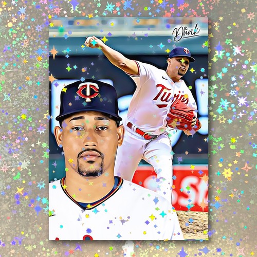 Jhoan Duran Holographic Diamond Player Sketch Card Limited 1/5 Dr. Dunk ...