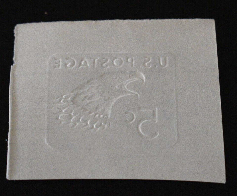 1968 US Stamp Scott #U553 - 5 Cent Eagle Envelope Cut | eBay