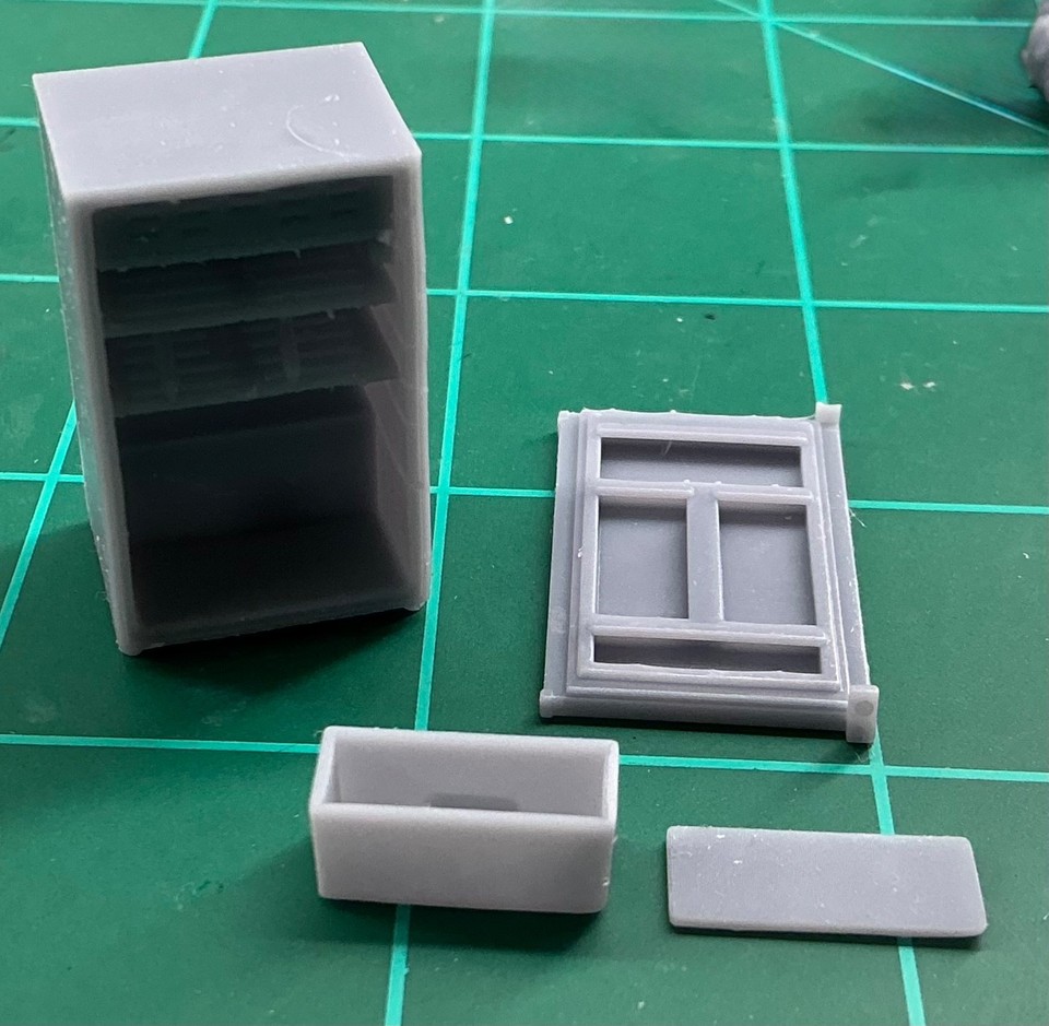 1/25 resin 3d printed mini fridge by Nahuel Customs | eBay