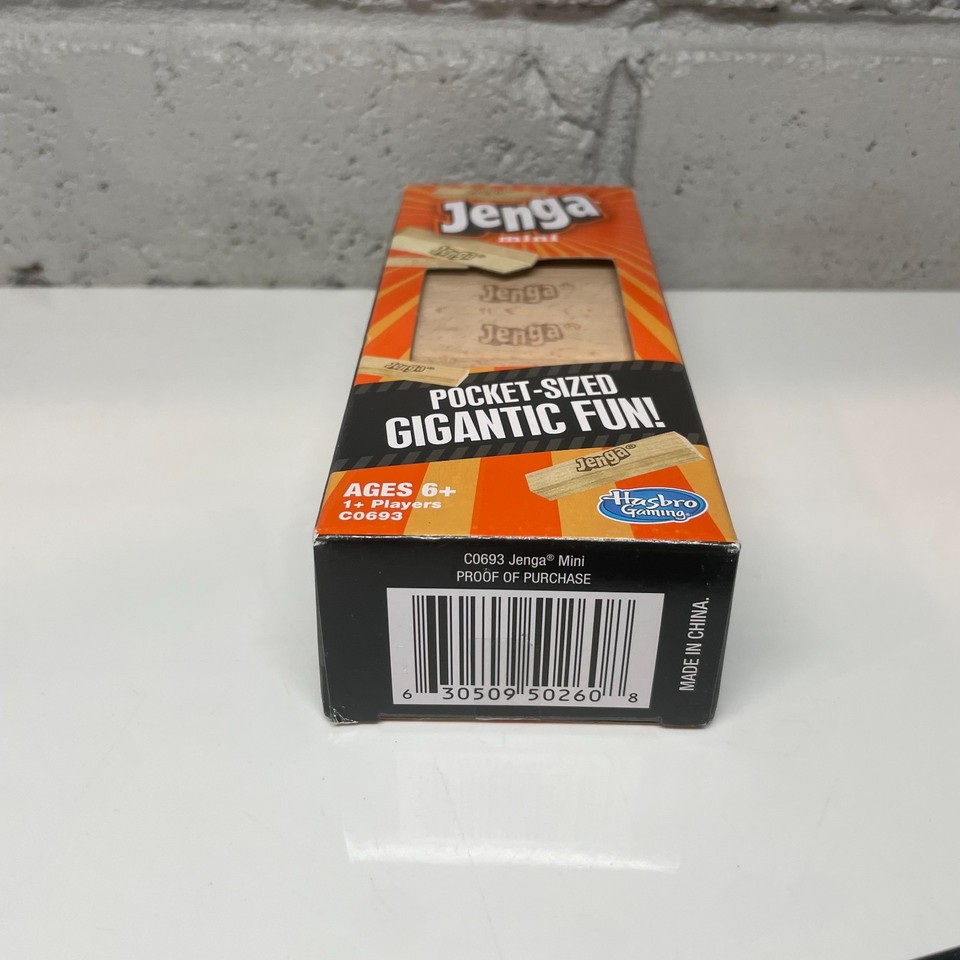 Hasbro Gaming Jenga Mini Game, for Ages 6+ Years, Pocket Sized | eBay UK
