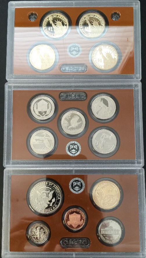 2015 Proof Set. Complete. U.S. Made CLAD 14 Coins total. | eBay
