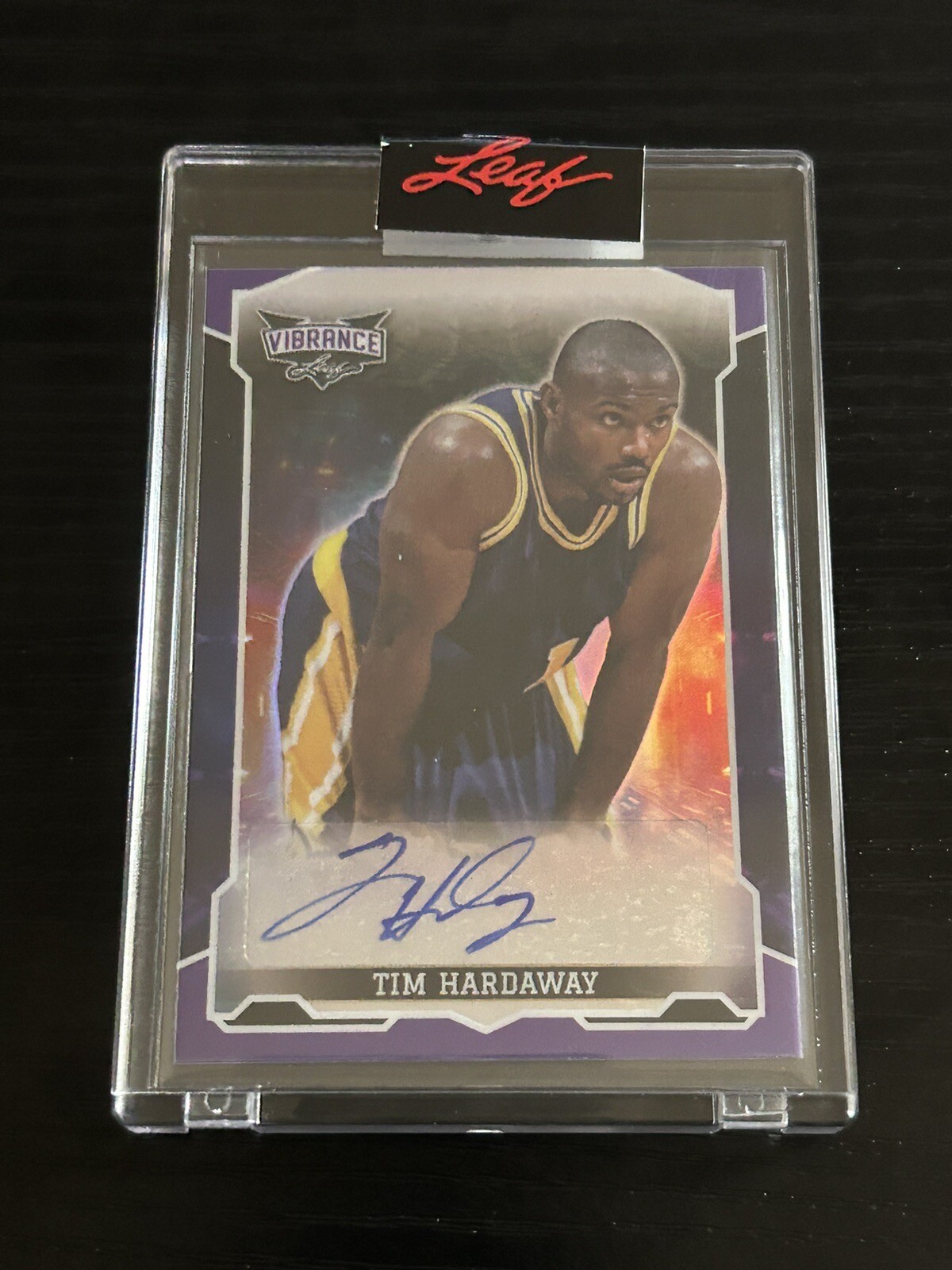 2022 TIM HARDAWAY LEAF VIBRANCE AUTO AUTOGRAPH #d /5– 1/5! | eBay