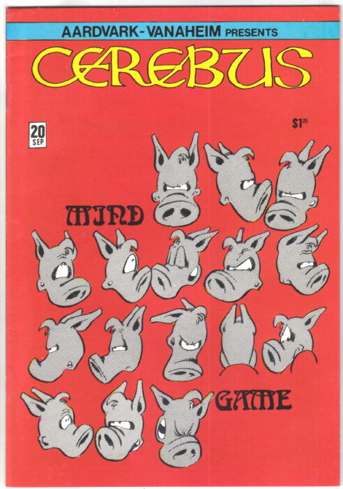 Cerebus the Aardvark Comic Book #20 AV 1980 VERY FINE+ | eBay