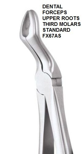 DENTAL INSTRUMENT FORCEPS UPPER ROOTS THIRD MOLARS STANDARD FX67AS ...