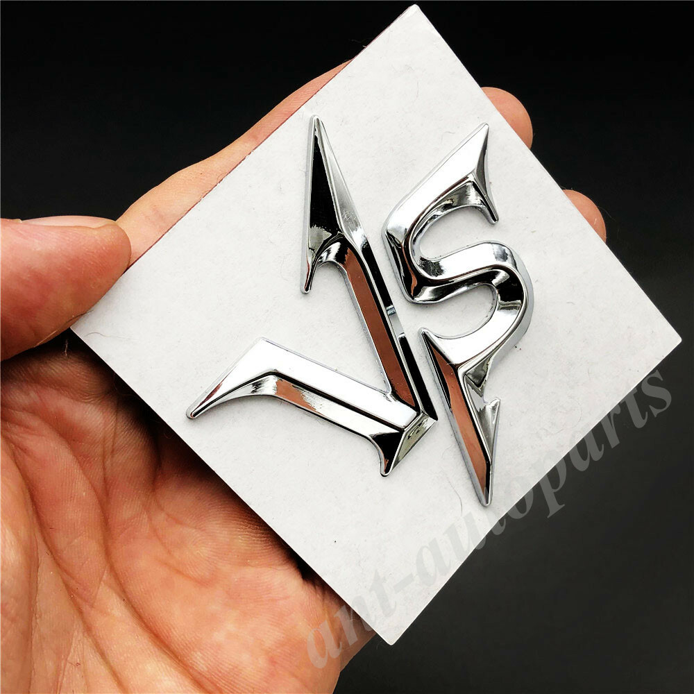 3D Metal Chrome VS Versus Car Trunk Rear Fender Emblem Badge Decal ...
