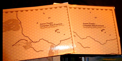 Judges Guild RPG AMENT TUNDRA LAMINATED PLAYER & DM CAMPAIGN MAPS 11 ...