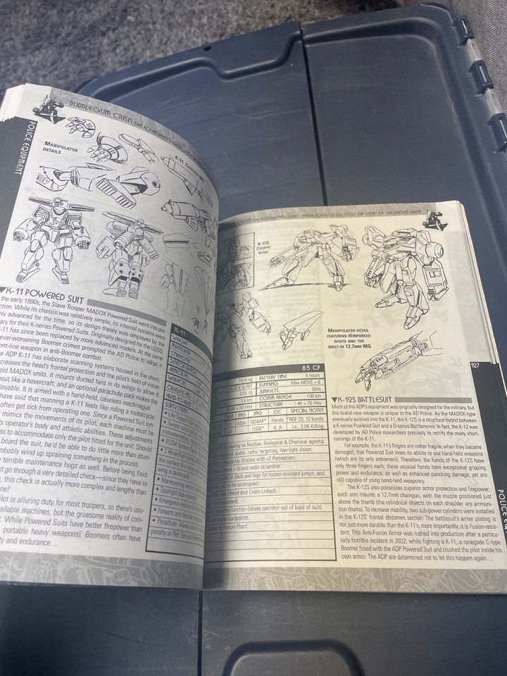 Bubble Gum Crisis MegaTokyo 2033 Fusion RPG Talsorian Games Anime BG ...