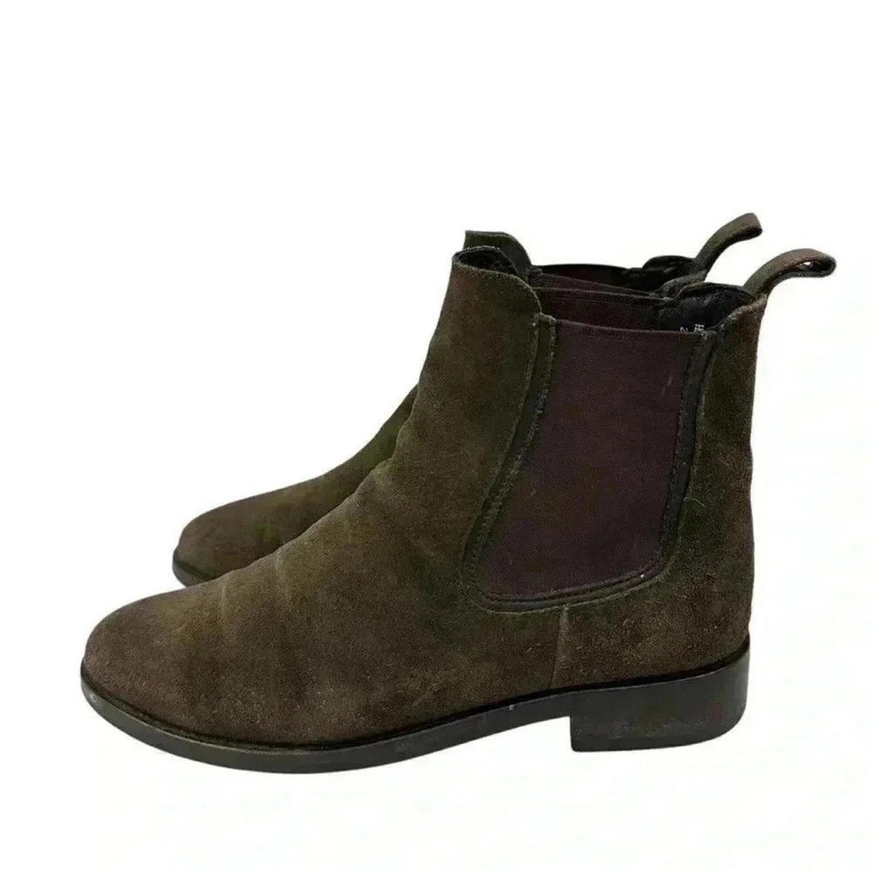 Thursday Boot Company Duchess Chelsea Brown Suede Leather Women’s Size ...