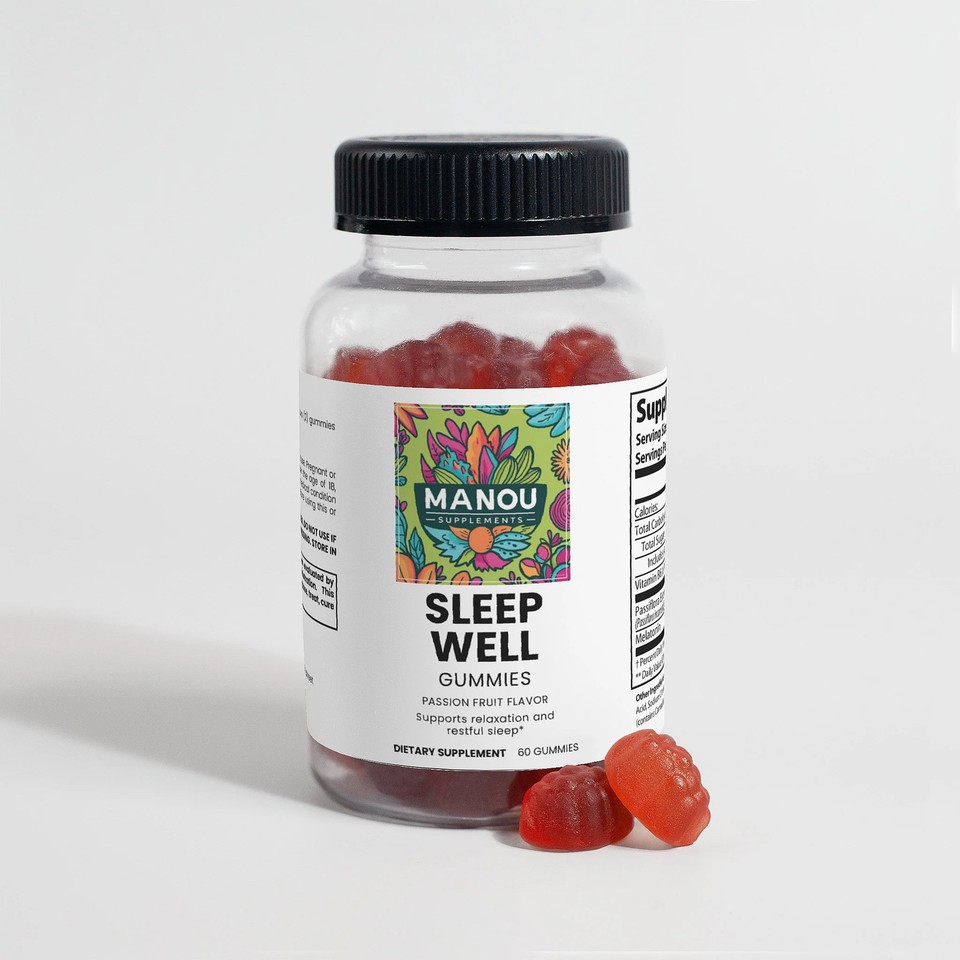 Sleep Well Gummies (Adult)Deep REM Sleep Supplement - For Memory ...