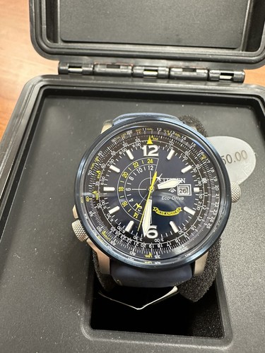Citizen Men's Eco-drive Promaster Nighthawk Blue Angels Watch Bj7007 ...