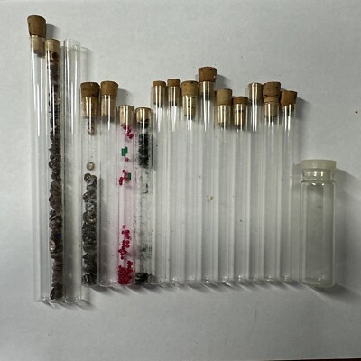 Lot of 17 plastic Bead Storage Tubes | eBay