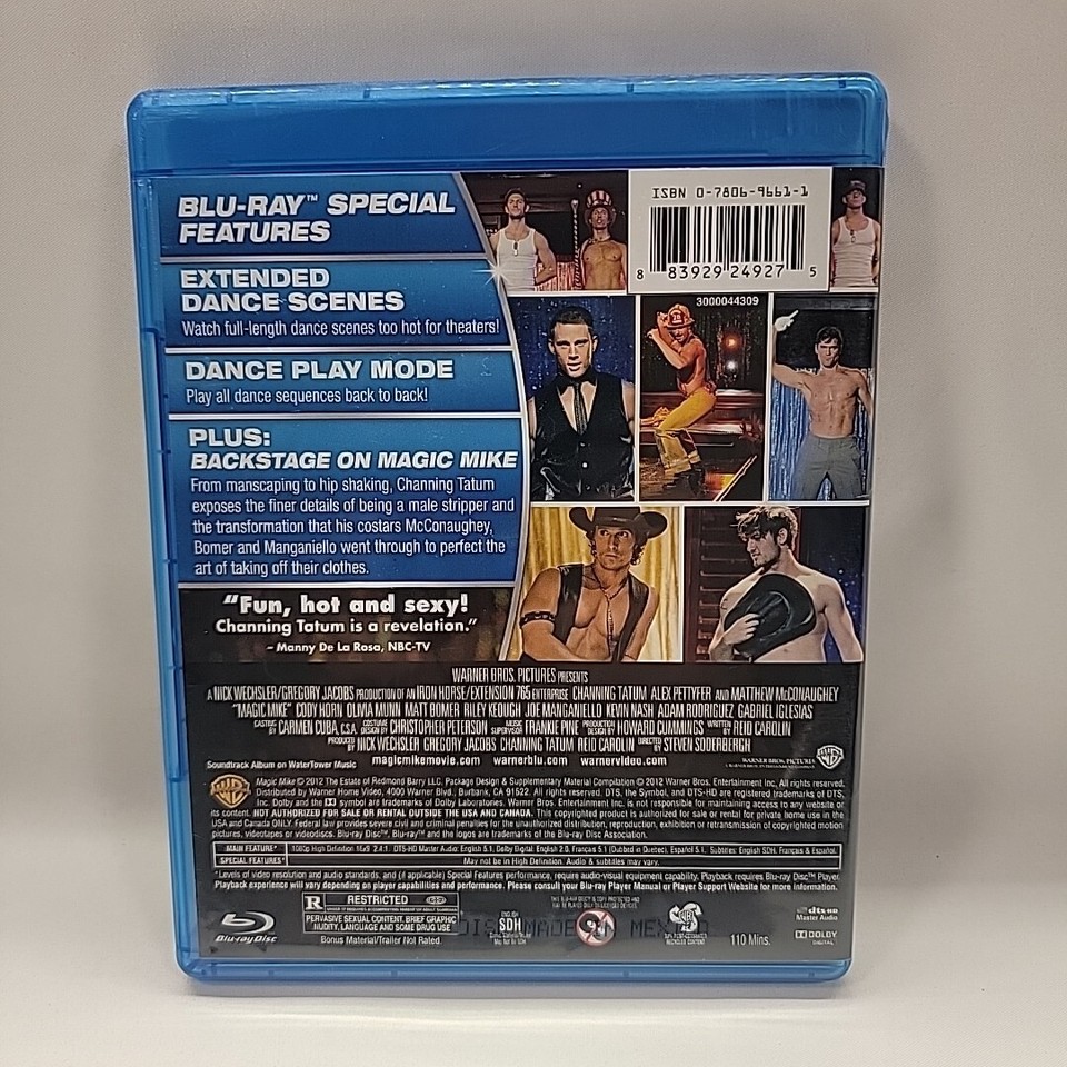 Magic Mike Blu-ray + DVD UltraViolet Digital Copy Combo Pack DVDs ...