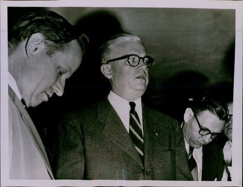 GA19 1954 Orig James Mahan Photo ROBERT T STEVENS Army Secretary ...