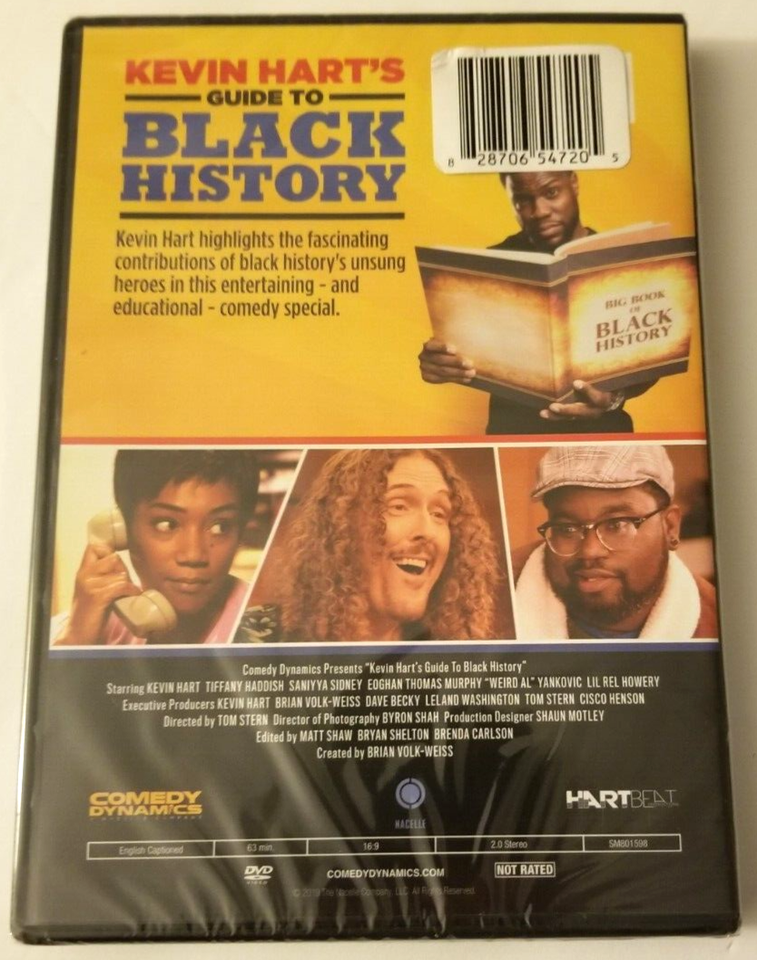 Kevin Harts Guide To Black History (DVD) Brand New - Factory Sealed ...