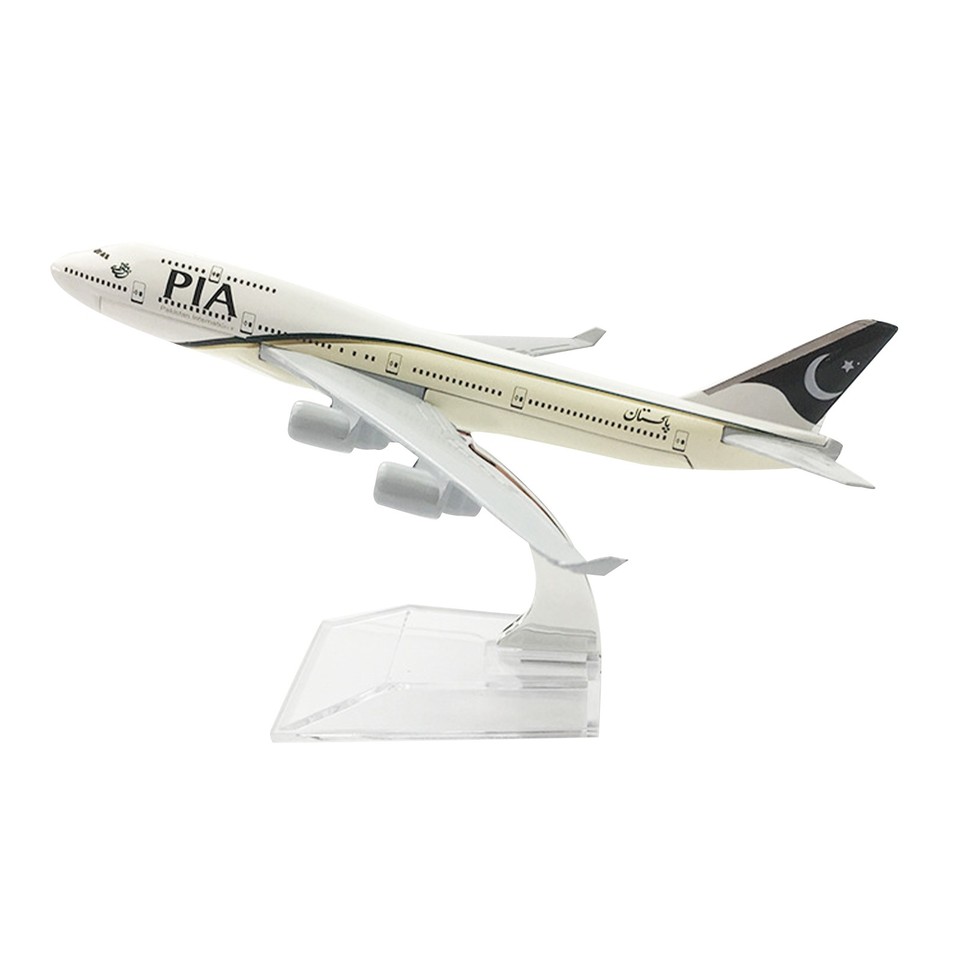 Alloy 1:400 B747 Airlines PIA Airplane Model Plane Diecast Model Hotel ...