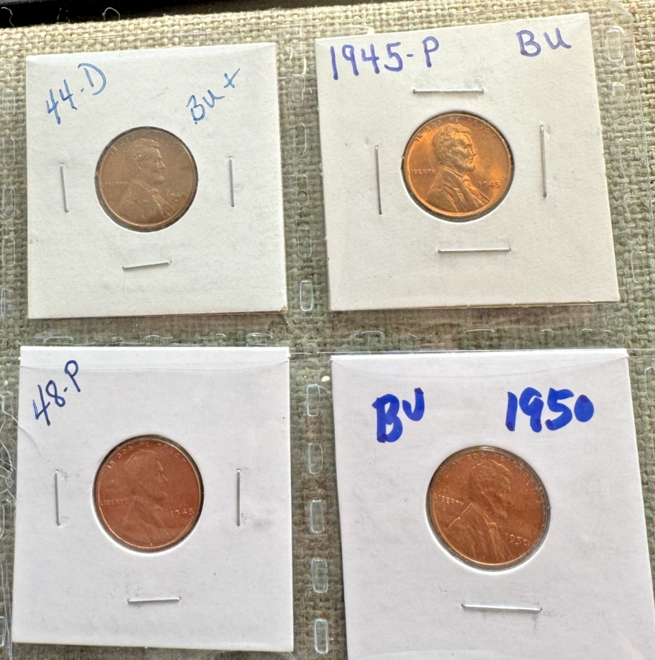 20 Lincoln Wheat Cents BU or Better * Estate Purchase * Great Upgrade ...