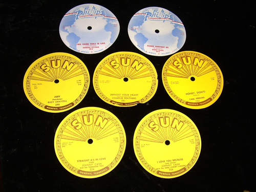 1950s SUN RECORDS ORIGINAL UNUSED 45 LABELS | eBay UK