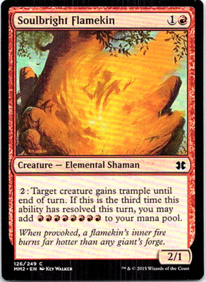 Soulbright Flamekin Magic The Gathering Modern Masters 2015 Light Play ...
