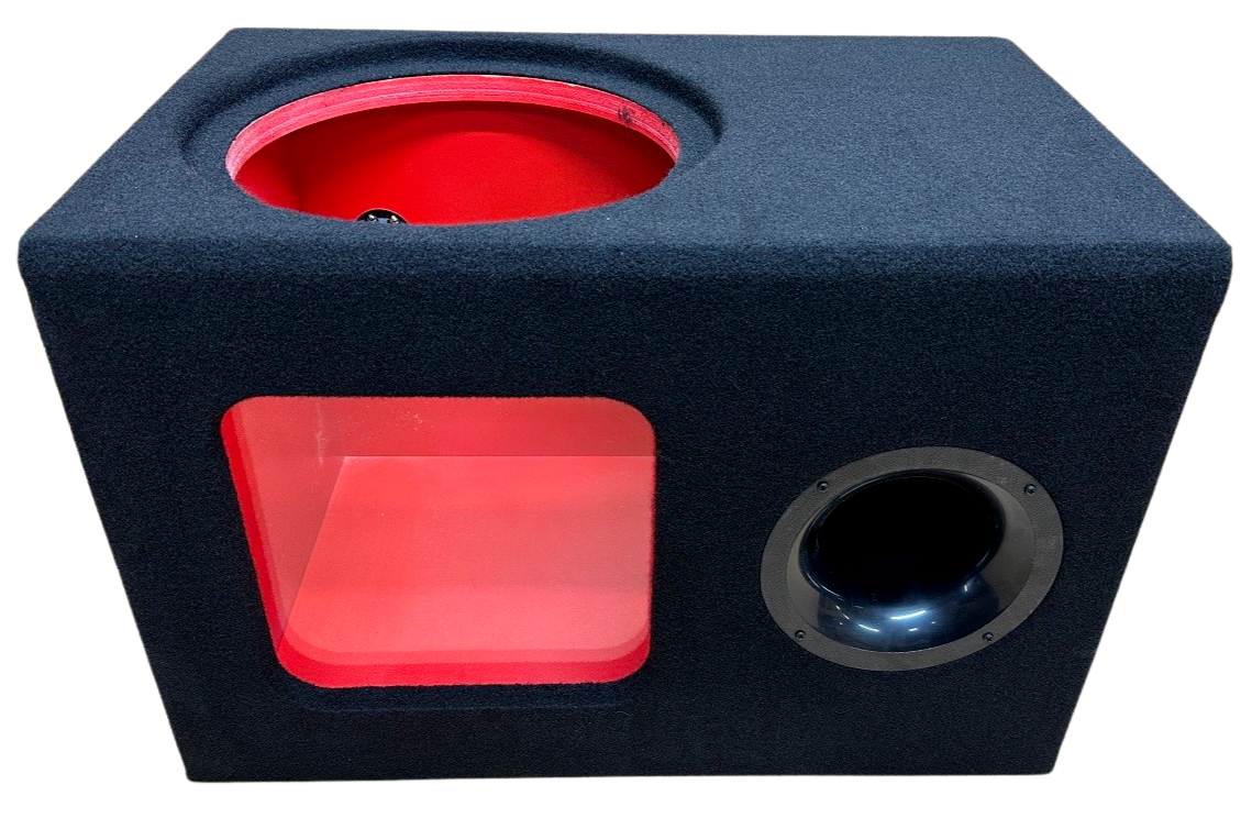Custom Ported Sub Box Enclosure for a 12" JL Audio 12W7 12W7AE-3 W7 RED ...
