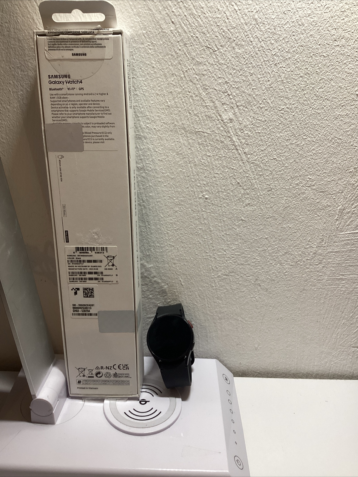 Samsung Galaxy Watch4 SM-R860 40mm Aluminiumgehäuse mit Sport Band ...