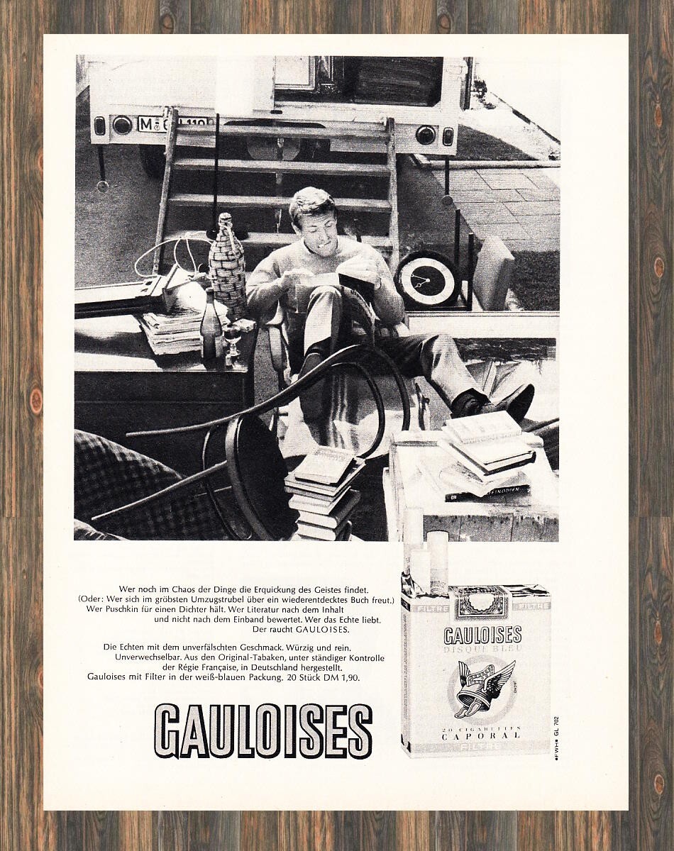 Gauloises Cigarettes - Reklame Werbeanzeige Original-Werbung 1967 (8 ...