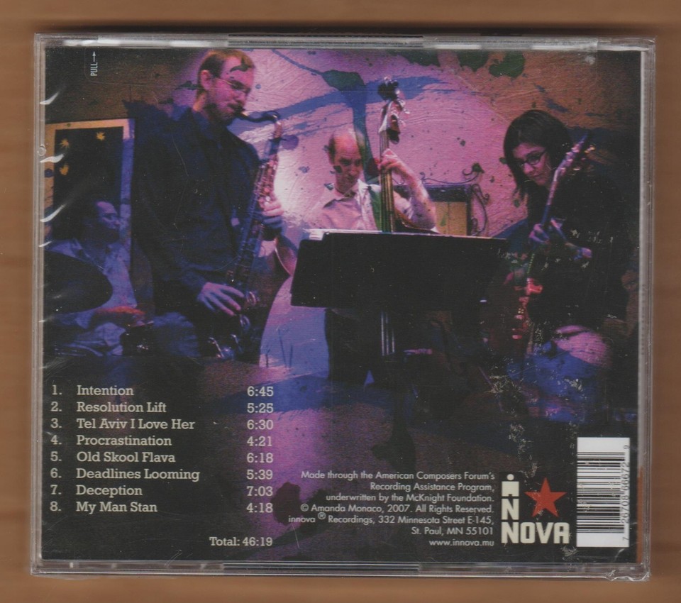 AMANDA MONACO 4 cd "Intention" 2007 Innova NEW Sealed 8 Tracks ...