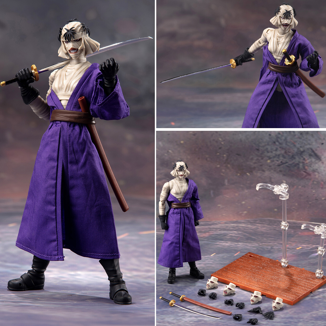 Dasin Model Great Toys Rurouni Kenshin Shishio Makoto Action Figure ...