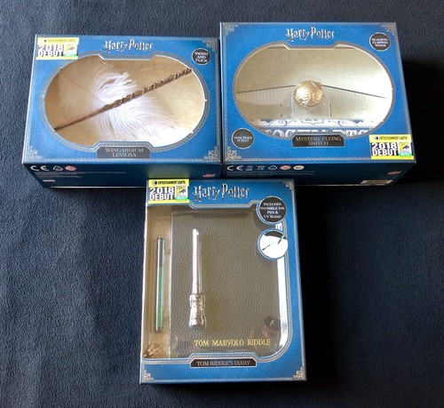 SDCC 2018 Harry Potter Exclusive SET - Snitch, Leviosa Wand, Tom Riddle ...