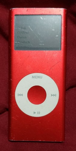 Apple iPod A1199 Nano 2nd Gen A1199 Red 4GB | eBay