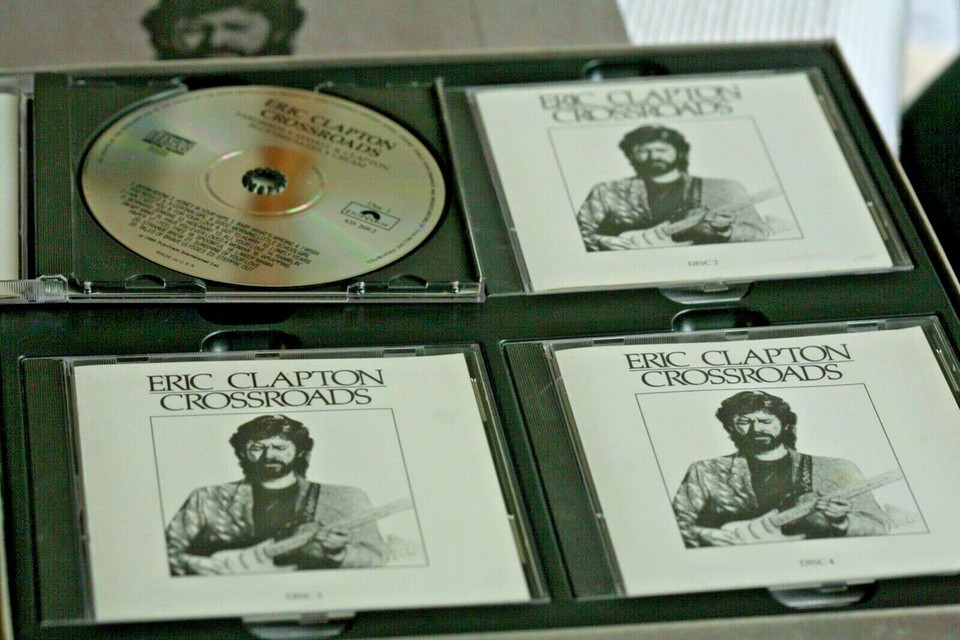 Crossroads by Eric Clapton (4-CD Box Set, 1990, Polydor) Very Good ...