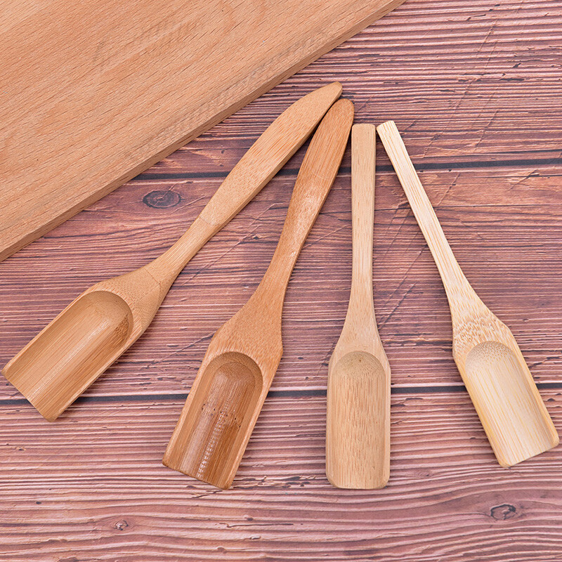Bamboo Tea Scoop Tea Leaves Chooser Holder Spoon for Tea Honey Suger ...