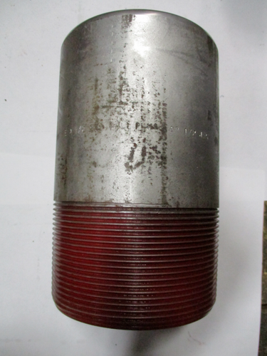 BULL PLUG 2-3/8" 8RD EUE Thread J55 XXH Galvanized 1/2" NPT Tap | eBay