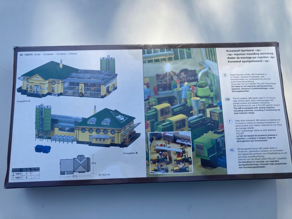 FALLER 130475 HO Scale SP Injection Moulding Workshop | eBay