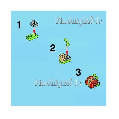 N402A Lego SpongeBob SquarePants Animal Minifigure Snail GARY Only from ...
