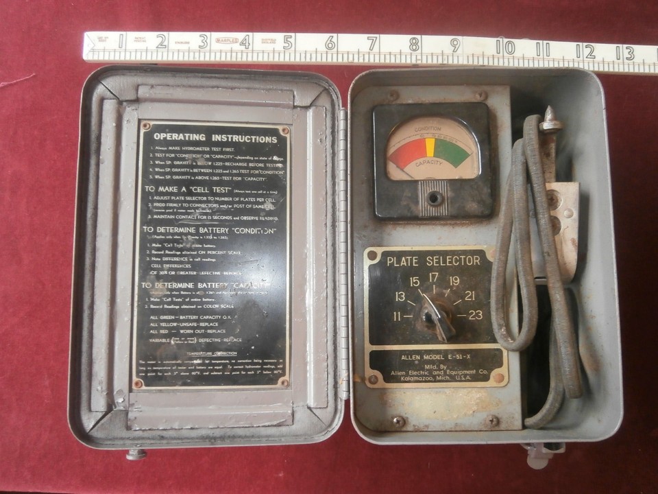 Vintage Military battery tester QM model 3-41 | eBay