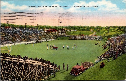 SIRRINE STADIUM Furman University GREENVILLE, South Carolina SC c1939 ...