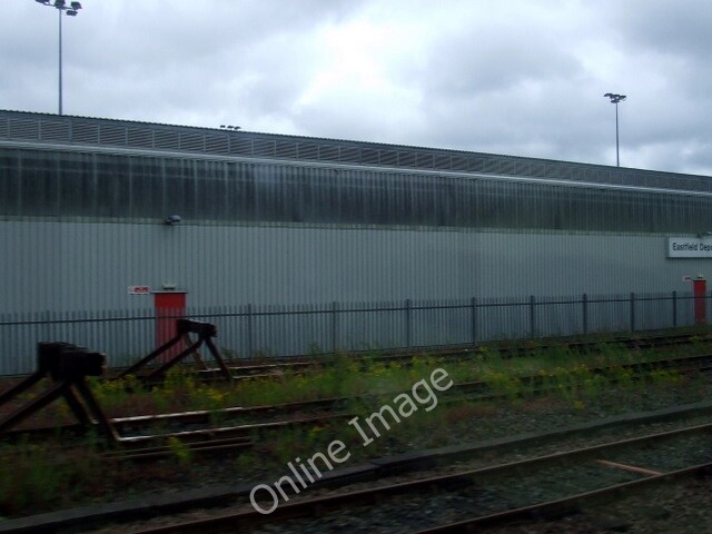 Photo 6x4 Shed and buffers Milton/NS5969 At Eastfield Depot. Click on ...