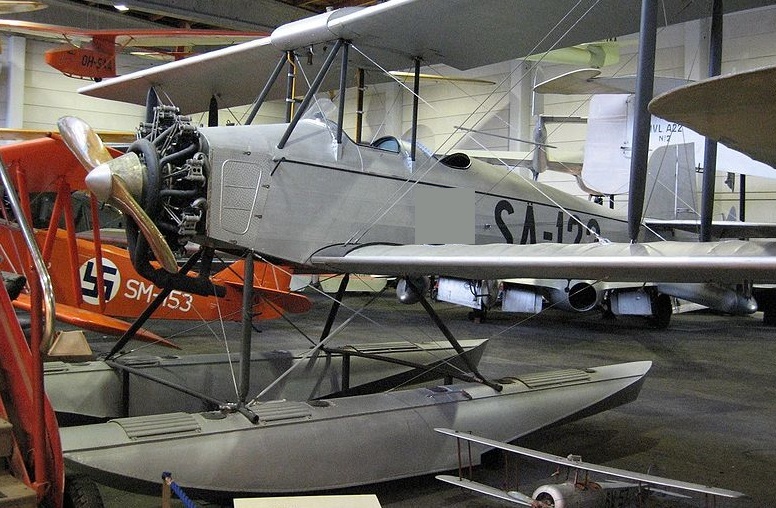 VL Saaski II Midge Finland Float Airplane Wood Model Replica Small Free ...
