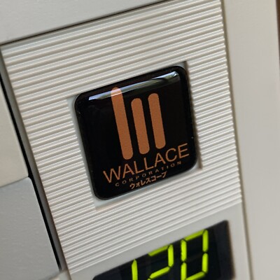 WALLACE CORP Blade Runner 2049 Custom 386 486 Computer Case Badge DOMED ...