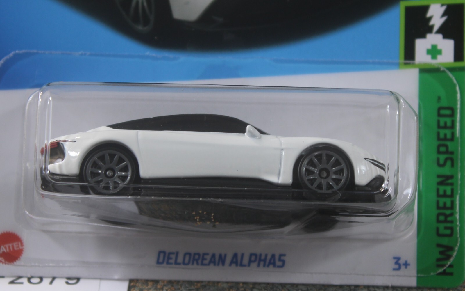 Hot Wheels Green Speed White DeLorean Alphas 7/10 HTB84 FNQHotwheels ...