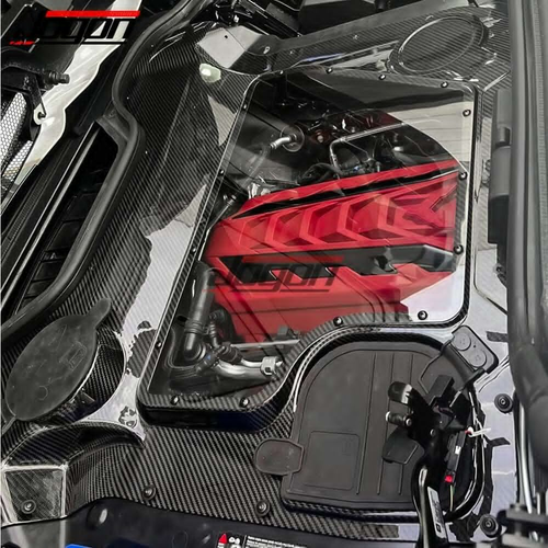 2020-2024 Corvette C8 Z06 Convertible Stingray Dry Carbon Clear Engine ...