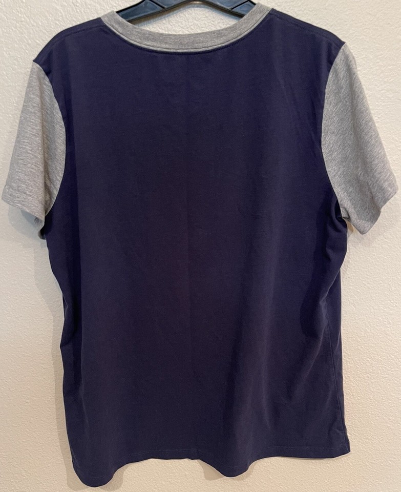 New York Yankees Women’s Nike V-Neck Logo MLB Baseball Shirt Sz XL ...