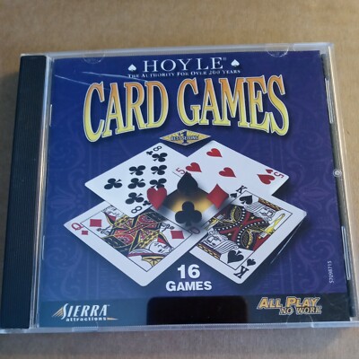 Hoyle Card Games 2000 PC MAC CD 16 games! cribbage crazy eights euchre ...