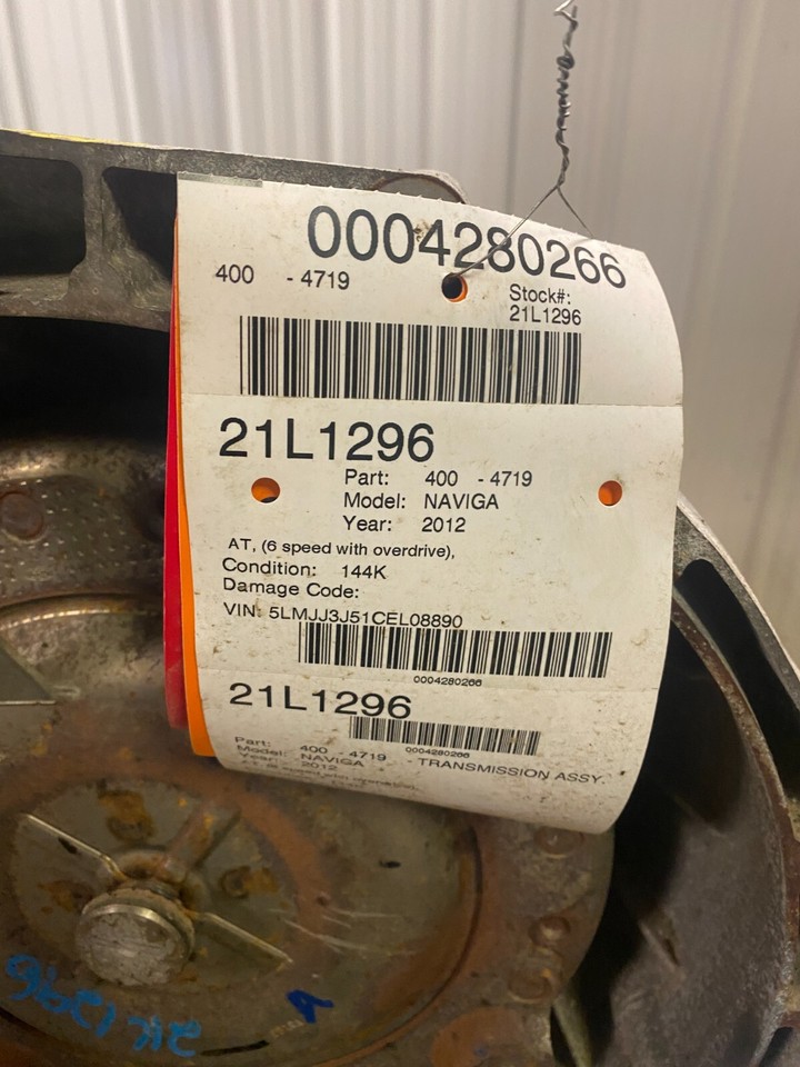 12-14 LINCOLN NAVIGATOR 4X4 AUTOMATIC TRANSMISSION 144,603 MILES CL1P ...