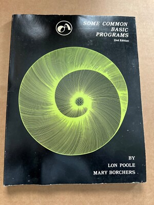 SOME COMMON BASIC PROGRAMS Book - 2nd Edition POOLE BORCHERS 1978 | eBay