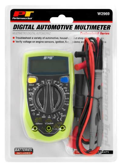 Performance Tool PT Digital Automotive Multimeter W2969 for sale online ...