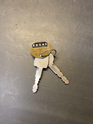 Vintage 1960s 1970s Ford Dealership Car Keys with Original Brass Tag | eBay