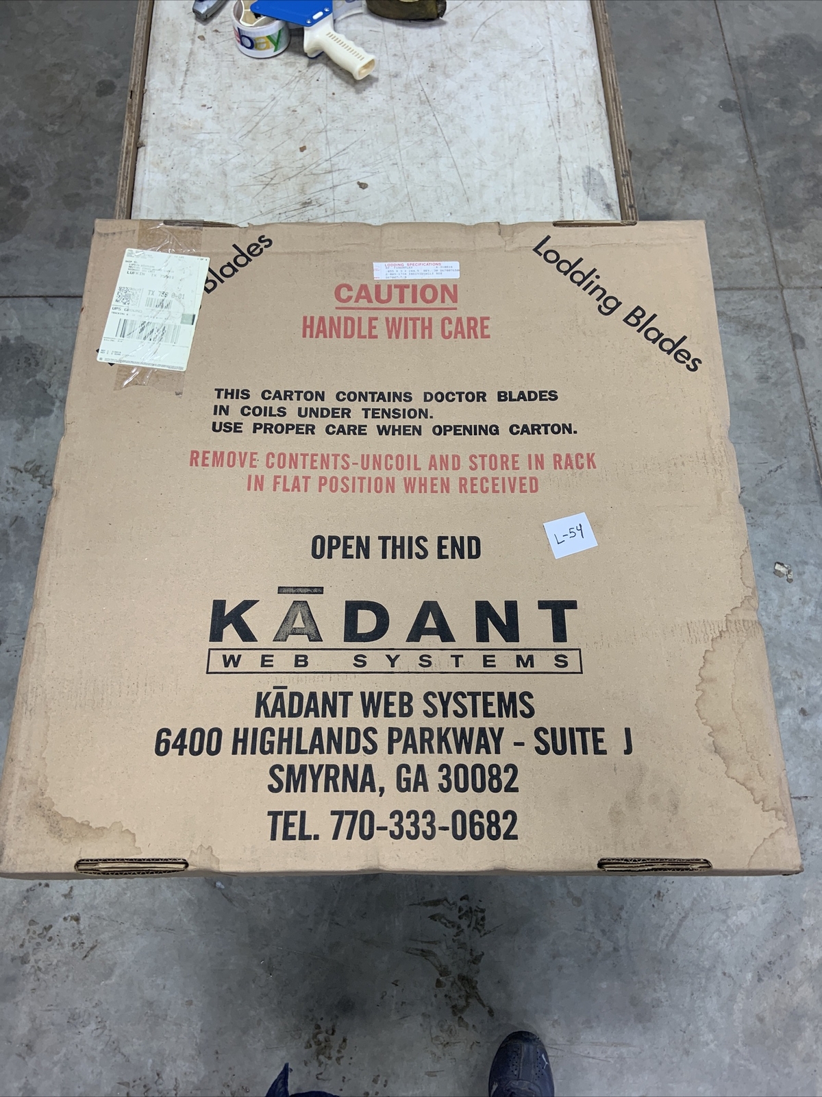 Kadant Doctor Blade .055” X 3” X 244.5” Fiberflex Lodging Specs New In ...