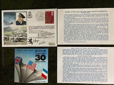 RAF Cover - Anniversary Berlin Airlift - Signed Robson RAF, Colonel ...