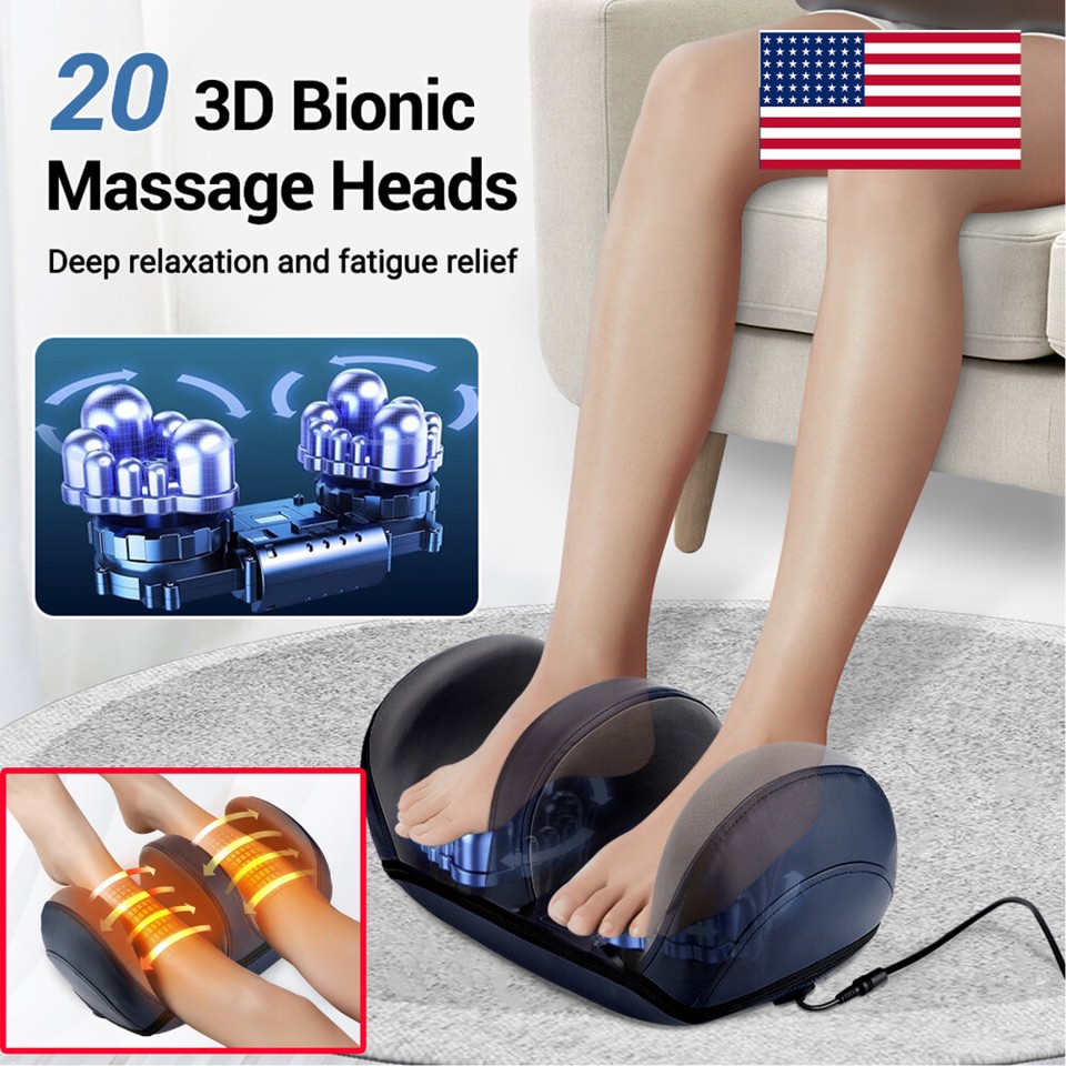 Foot Massage Electric Calf Massage Kneading Massage Hot Compress Foot ...